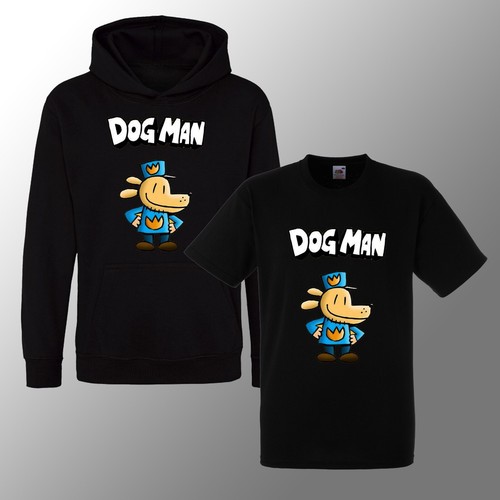 Kids Boy Girls Dog Man World Book Day Childrens Dogman School Hoodie ...