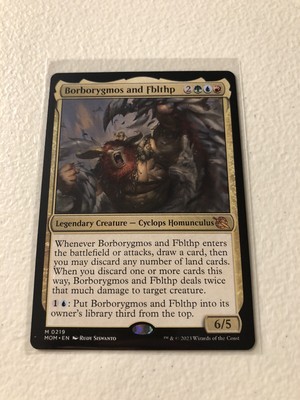 Borborygmos and Fblthp NON FOIL March of the Machcine MOM MTG Magic ...