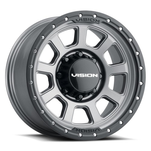20x9 Satin Grey Wheels Vision 350 Ojos 8x170 -12 (Set of 4) 125.2 | eBay