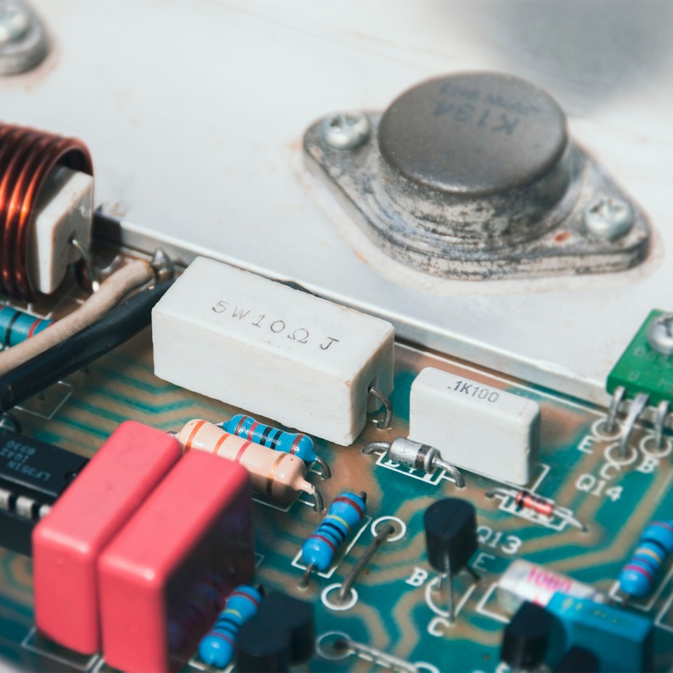 5Pcs 2.2 Ohm Resistors, 10W Ceramic Cement Resistor Power Cement ...