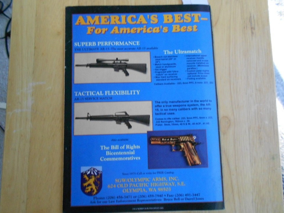 SWAT Survival Weapons and Tactics Magazine February 1993 Volume 12 ...
