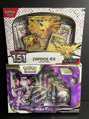 Pokemon TCG- 151 Zapdos Ex Box/ Palkia Vstar Box! Factory Sealed ...