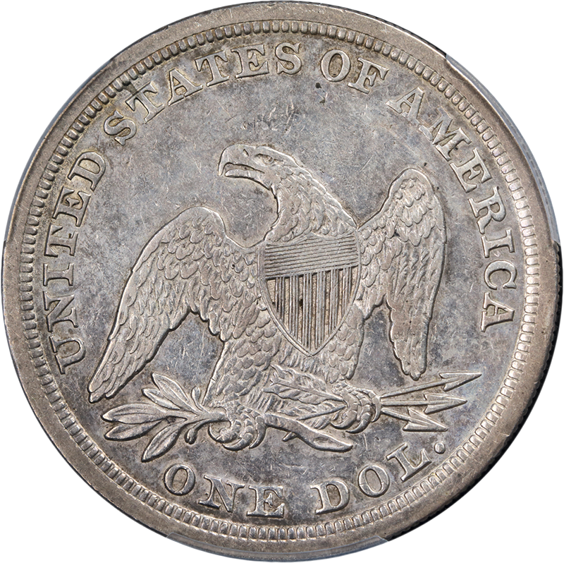 1853 Seated Liberty Dollar PCGS XF Details Key Date Great Eye Appeal ...