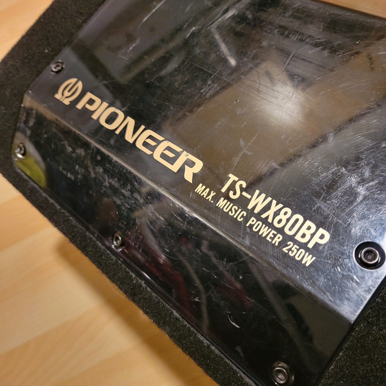 EXTREMELY RARE PIONEER TS-WX80BP BANDPASS SUBWOOFER OLD SCHOOL vintage ...