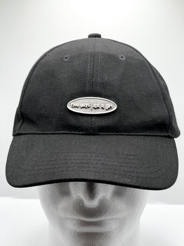 Vtg. Two Guys And A Girl Strapback Hat Cap Rare RCA Gift Promo Black ...