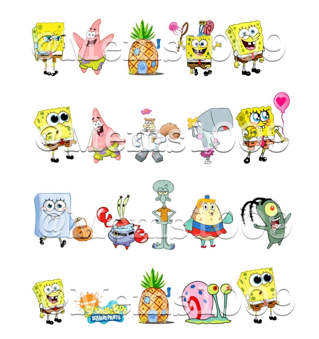 Spongebob Nail Art