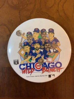 Vintage 80s MLB Chicago Cubs The Wild Bunch Pin Pinback Button Medal ...