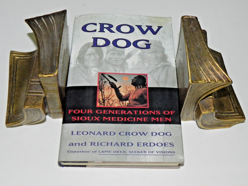 Crow Dog by Leonard Crow Dog and SIGNED + Drawing Artist Richard Erdoes ...