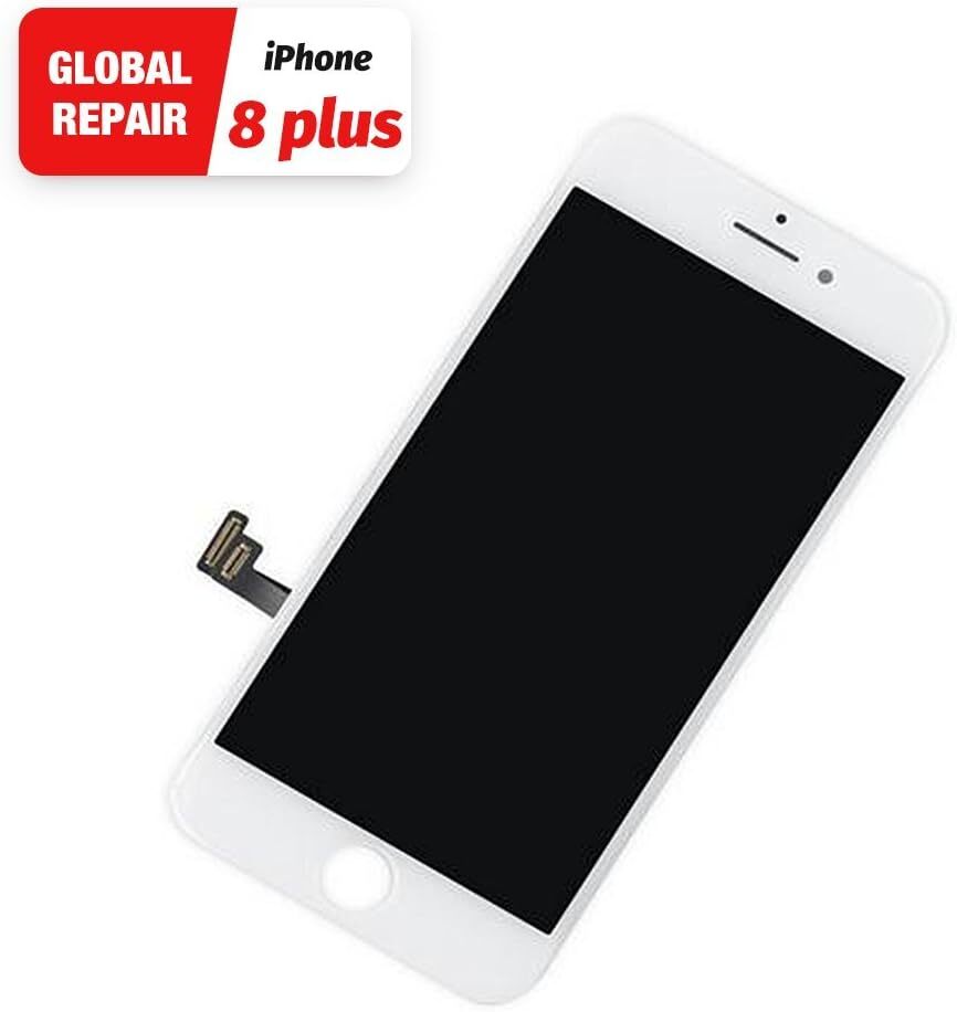 White with Repair Tools Kit for iPhone 8 Plus 5.5 Inch LCD Digitizer ...