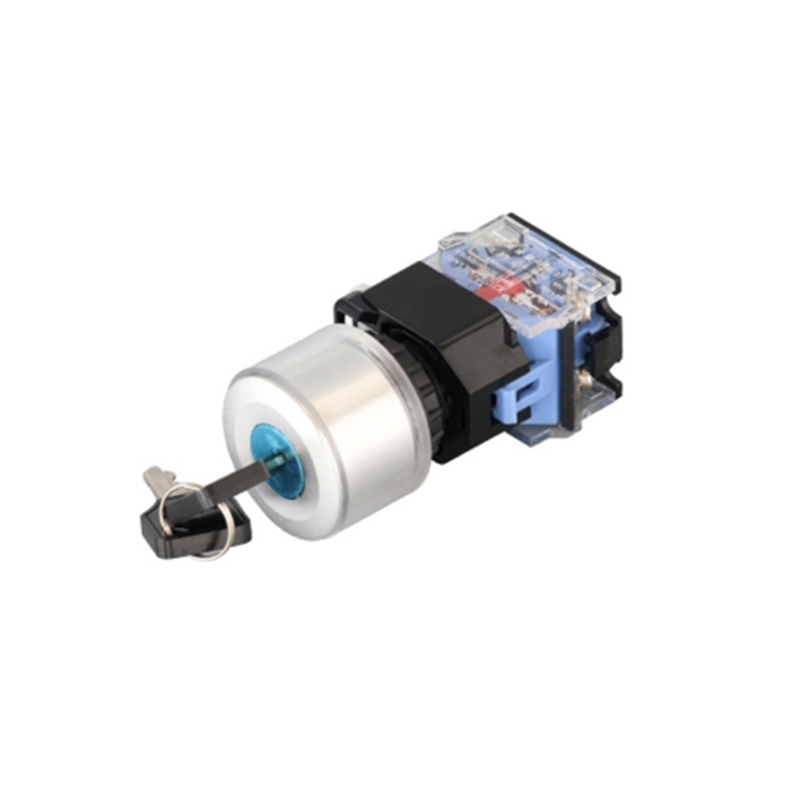 30mm Maintained key lock selector rotary Push Button Switch 3position ...
