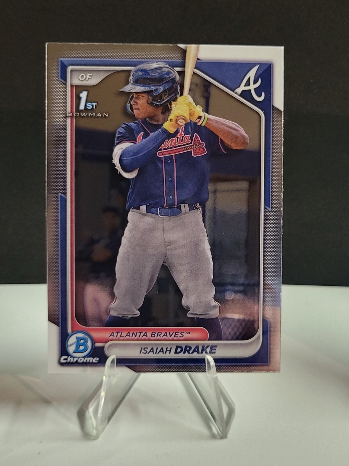 2024 Bowman Chrome Isaiah Drake #BCP-21 Atlanta Braves 1st Bowman RC | eBay