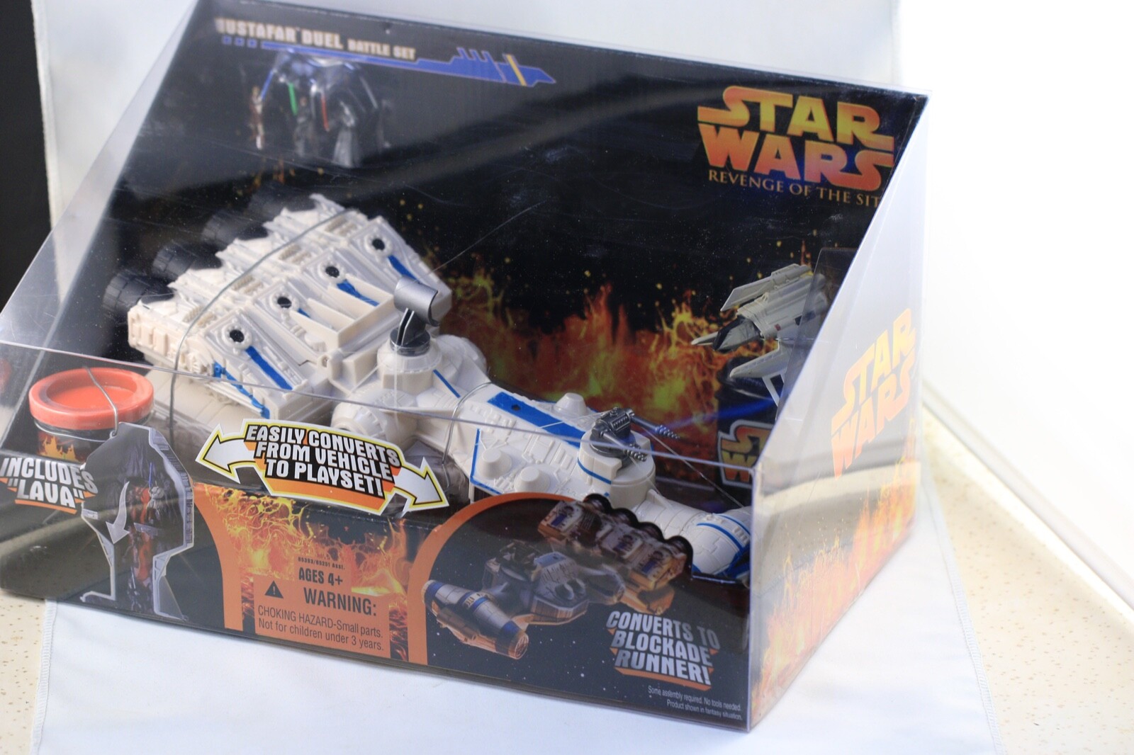 2005 Star Wars ROTS MUSTAFAR Duel Micro Battle Set SEALED Blockade ...