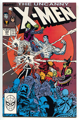 Uncanny X-Men 229 Marvel 1989 NM- 1st Gateway Reavers Marc Silverstri ...