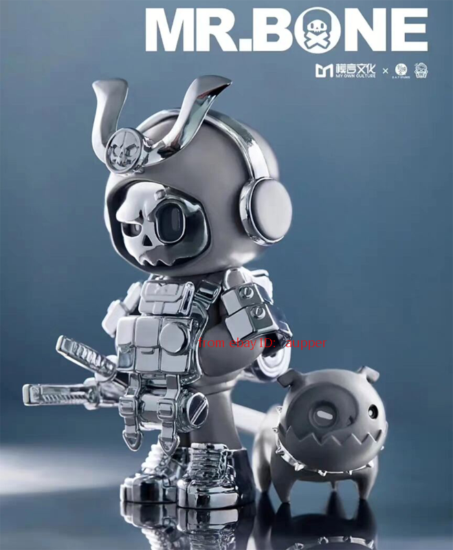 Perfect Mr.Bone Gold And Silver Warrior Set Action Figure In Stock New ...