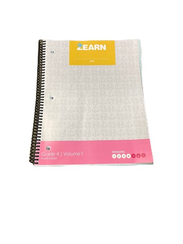 Zearn Curriculum Grade 4 Volume 1 (Missions 1-4) Homeschool Textbook ...