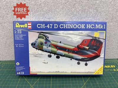 Rare Revell British RAF CH-47 D Chinook HC Mk1 Helicopter Plastic Model ...