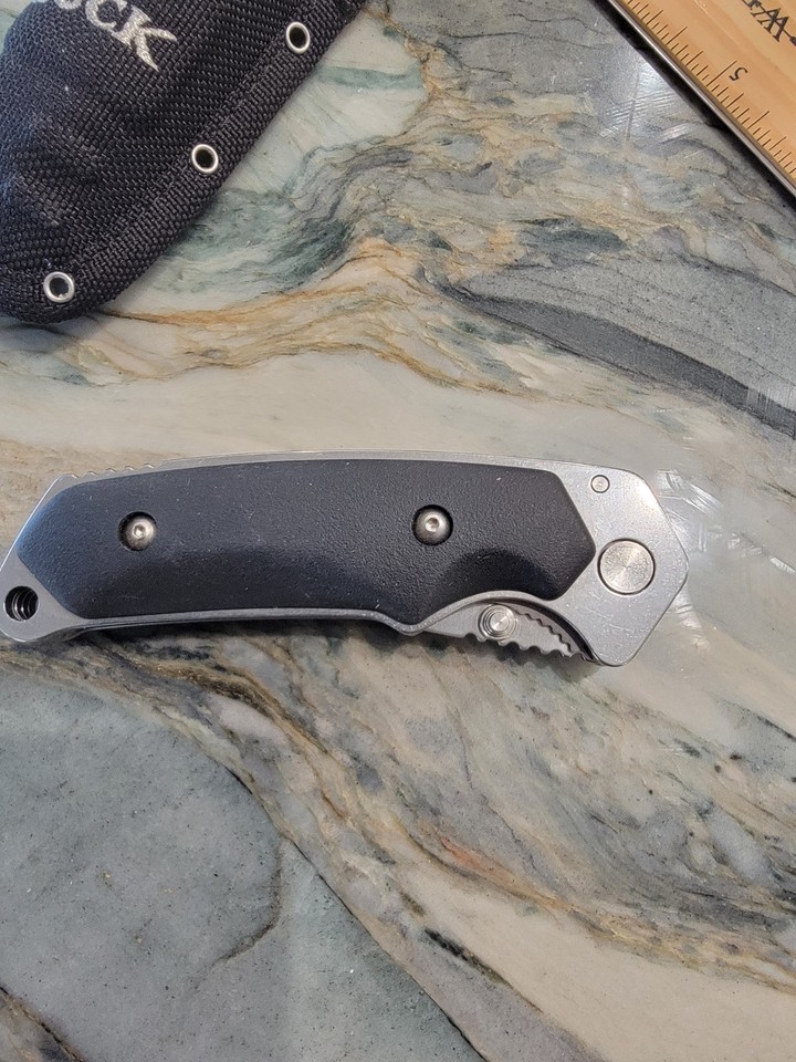 BUCK KNIVES 276 ALPHA HUNTER 1ST PRODUCTION RUN 1 OF 2500 WITH SHEATH ...