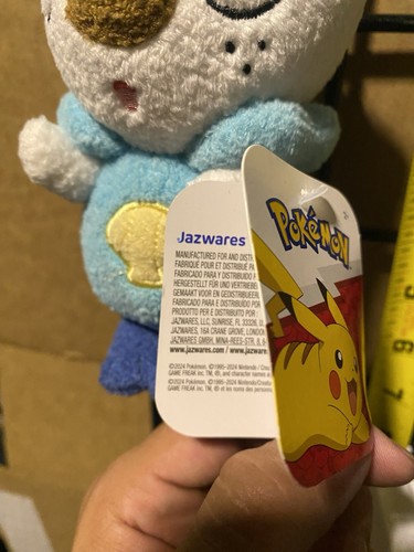 New NWT Pokemon Sleeping Oshawott Terry Plush 5in Jazwares 2023 HTF ...