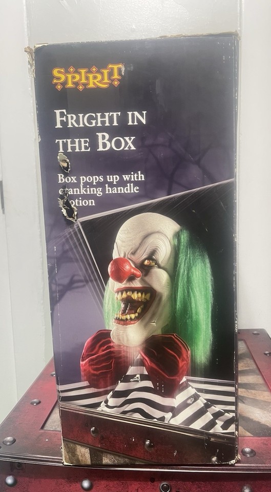 Spirit Halloween Fright In The Box Animated Halloween Prop .( READ ...