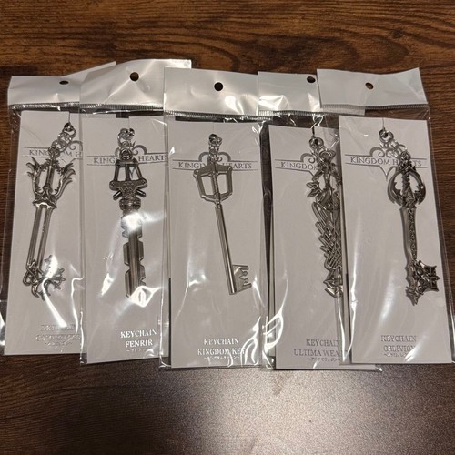 Square Enix Kingdom Hearts Keyblade Keychain 5 Piece Set Official ...