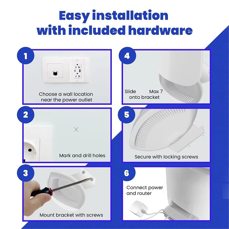 Router Wall Bracket for Max 7 Aluminum Alloy Wall Mount Sturdy & 3999 ...