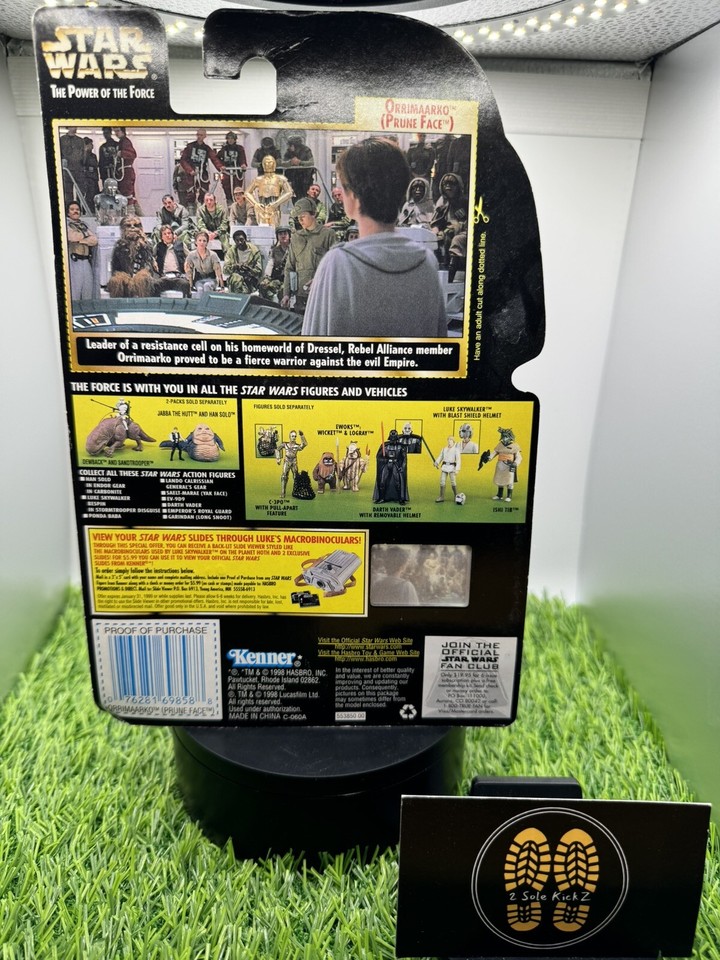 Star Wars ORRIMAARKO Prune Face Action Figure Freeze Frame POTF ROTJ VI ...