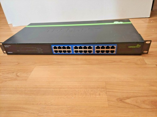 TRENDNET TEG-S24G 24-PORT GIGABIT EXTERNAL FAST ETHERNET SWITCH RACK ...