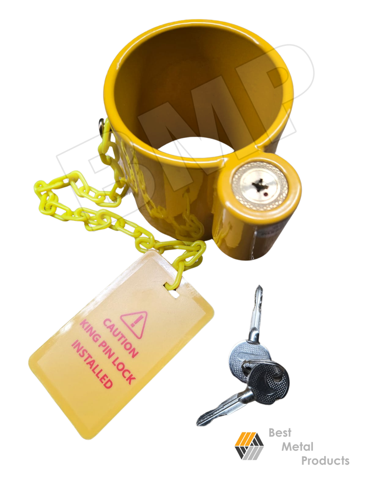 Heavy-Duty King Pin Lock RV 5th Wheel Camper Trailer Container Anti ...