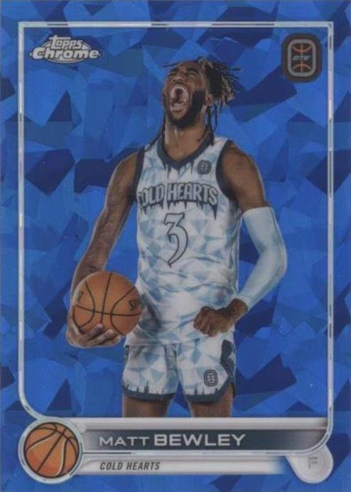 2022-23 Topps Chrome OTE Overtime Elite Sapphire Edition - Matt Bewley ...