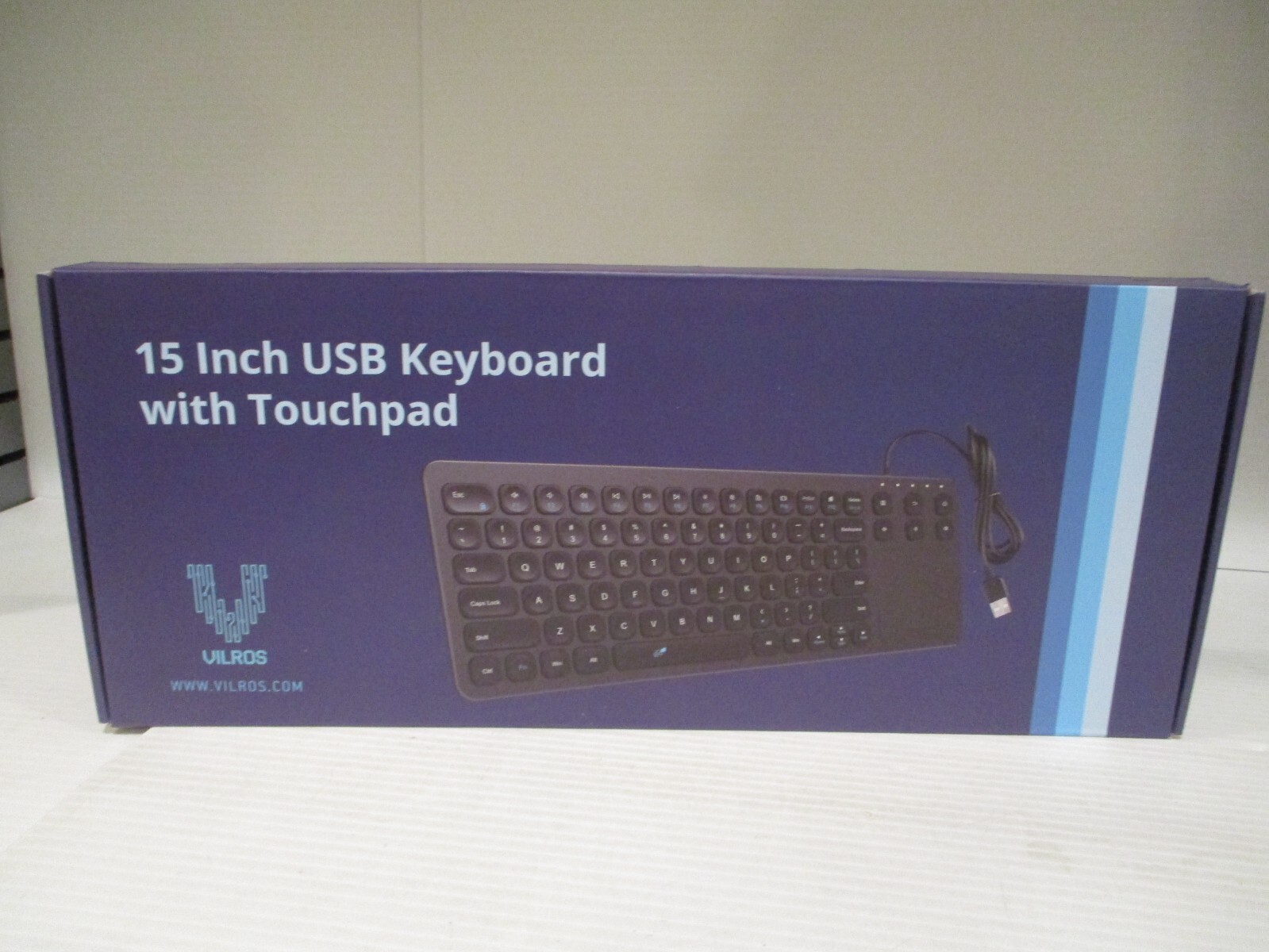 Vilros 15 Inch USB Keyboard with Touchpad-Great for Raspberry Pi ...