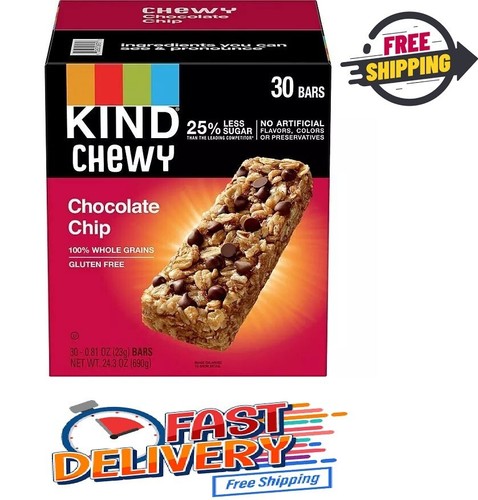 KIND Kids Chewy Chocolate Chip Granola Bars 30 ct. FREE SHIPPING | eBay