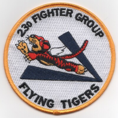 4" AIR FORCE 23RD FIGHTER GROUP FLYING TIGERS ROUND MILITARY ...