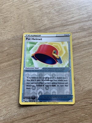 Reverse Holo Pot Helmet 146/172 Uncommon Brilliant Stars Pokemon TCG | eBay