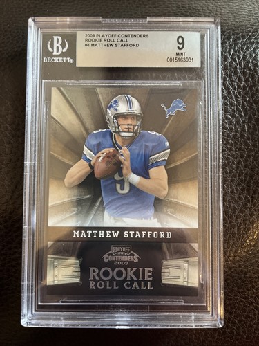 2009 Playoff Contenders - Rookie Roll Call Matthew Stafford #4 (RC) for ...
