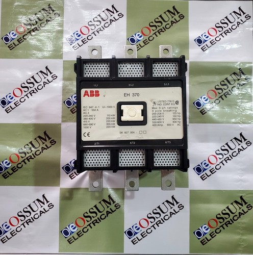 ABB EH370 MAGNETIC CONTACTOR 550AMP COIL VOLTAGE 220VAC FREE FAST ...