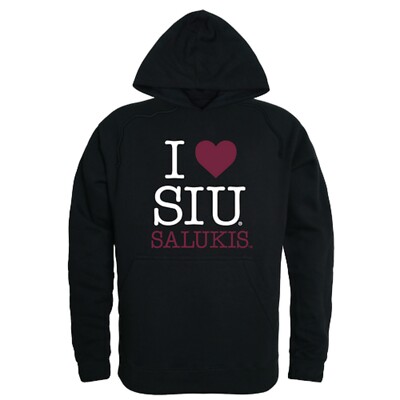 Southern Illinois University Salukis SIU NCAA College I Love Hoodie ...