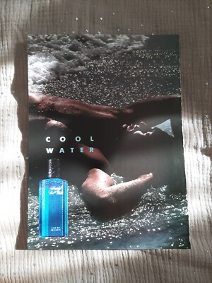 Publicité papier Parfum. Perfume Ad Davidoff Cool Water de 1992 | eBay