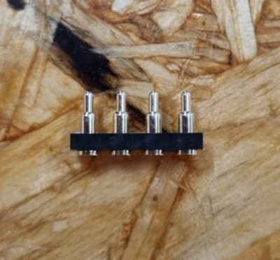 4 Pogo Pin Surface Mount 3.0mm Pitch Spring Loaded Contact Header | eBay