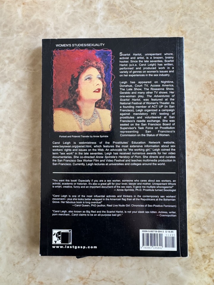 Unrepentant Whore : The Collected Works of Scarlot Harlot Scarlot ...