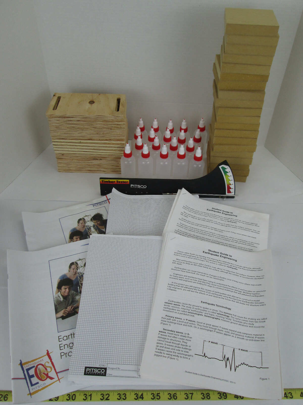 Pitsco Earthquake Simulator Tower Building Supplies Shop Class Science ...