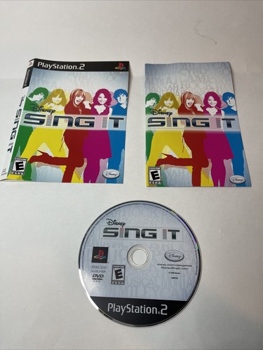 Disney Sing It (Sony PlayStation 2, 2008) Disc Manual Case Art Only ...