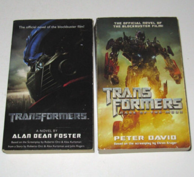 Transformers & Dark of the Moon books PB movie novelization tie-in Alan ...
