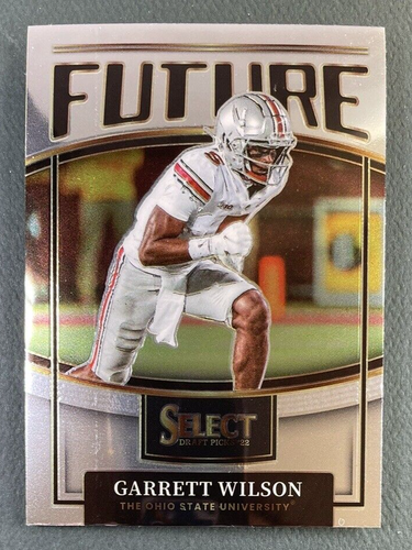 Garrett Wilson 2022 Panini Select Draft Picks Future Insert No. F-GW ...
