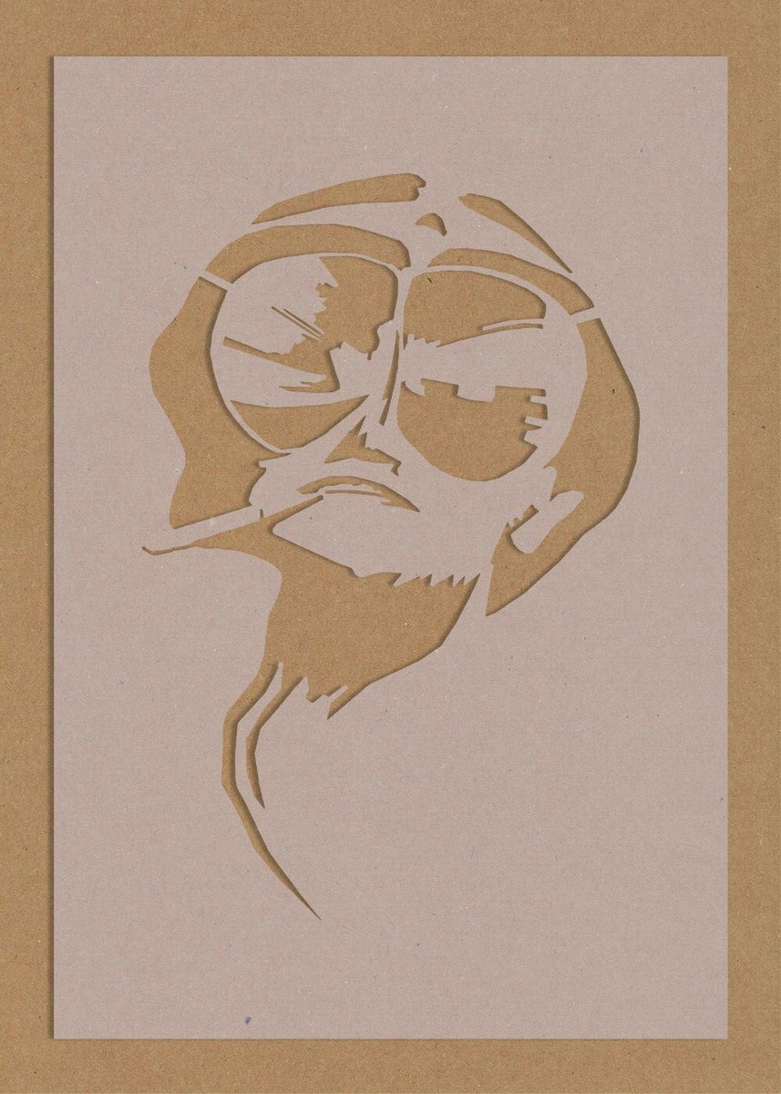 Estencil De Johnny Depp