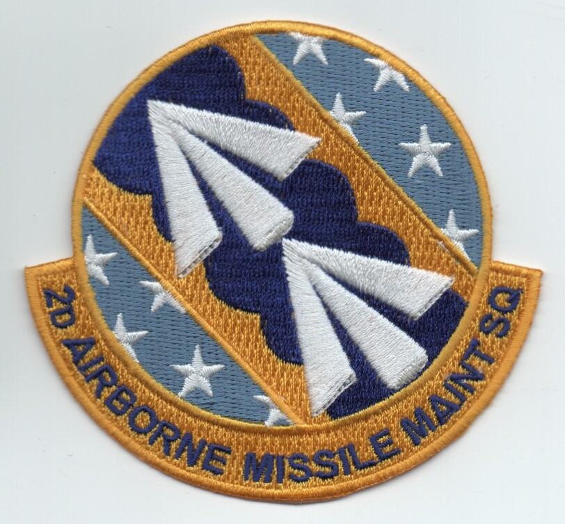 USAF Patch 2nd AIRBORNE MISSILE MAINTENANCE SQ - Remake - Barksdale AFB ...