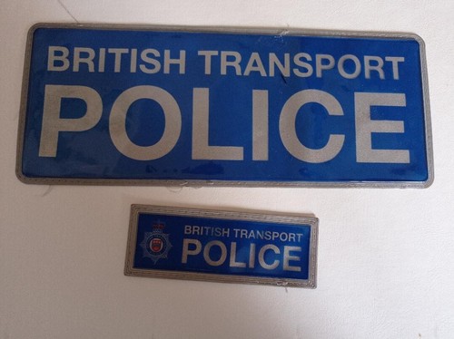 BTP British Transport Police reflective patches | eBay