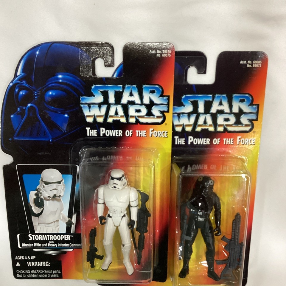 Star Wars The POTF Stormtrooper, Tie Fighter Pilot | eBay