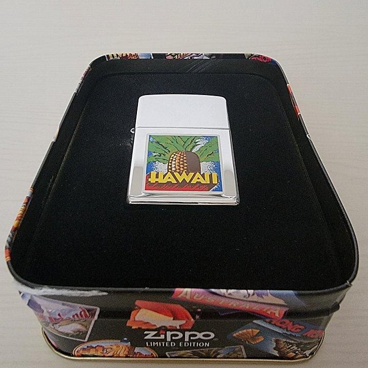Zippo Oil Lighter Hawaii Pineapple Tin Case | eBay