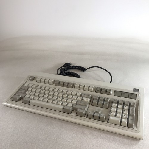IBM Silver Label 1986 Model M Clicky Keyboard 1390131 Square logo ...