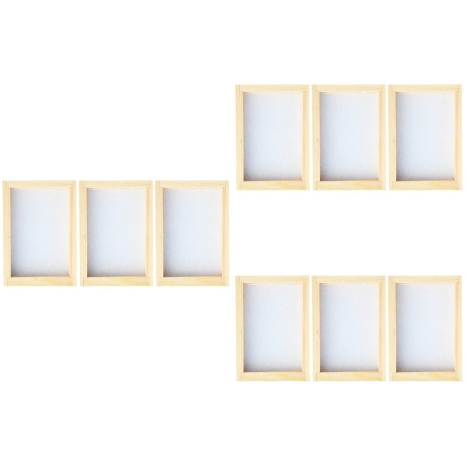 3 Pcs Children's Handmade Paper Frame Making Mould Deckle Screen | eBay UK